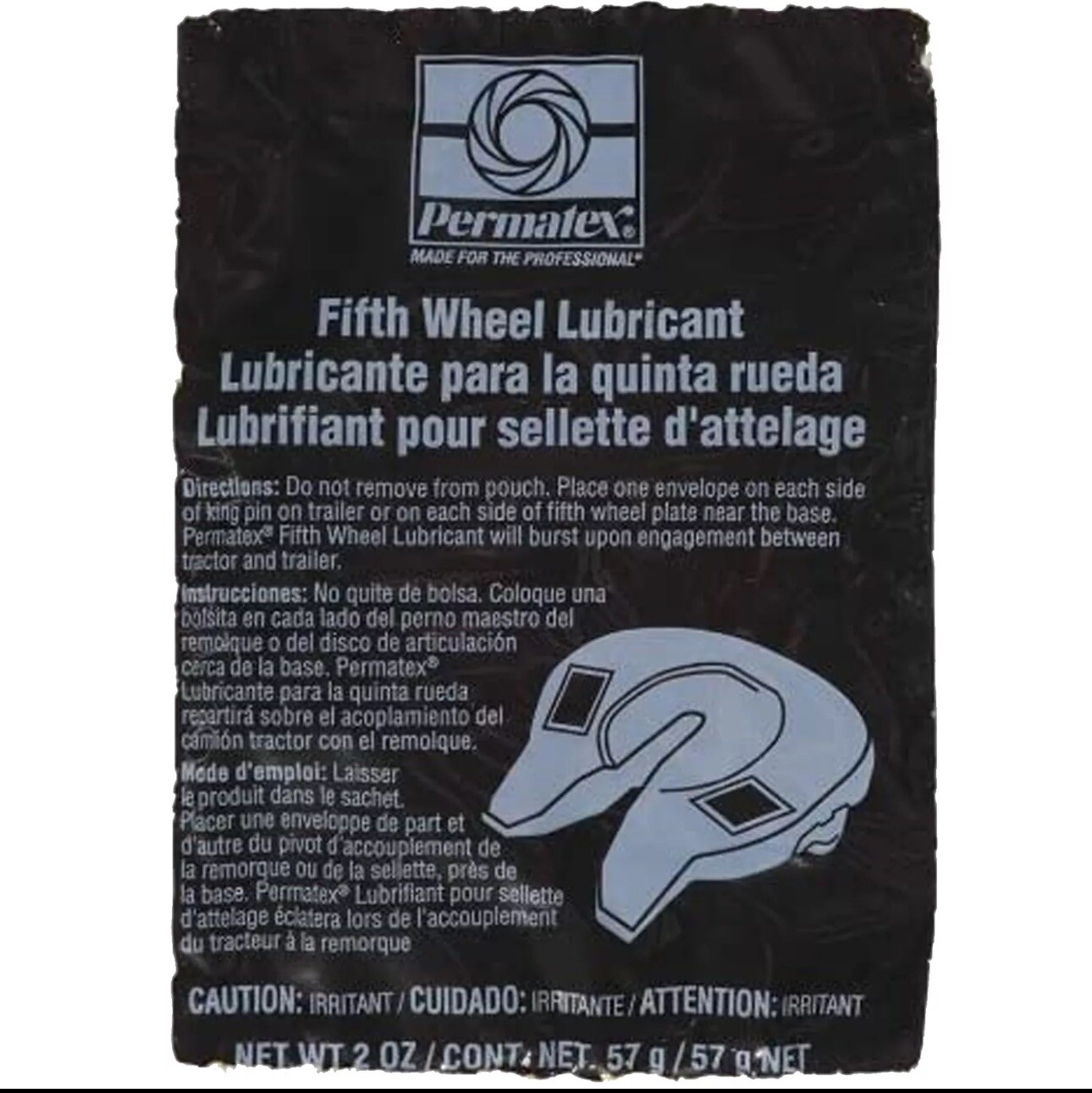 LOT OF 100 PERMATEX FIFTH WHEEL LUBRICANT 2 OZ. GREASE PACK LUBE | eBay