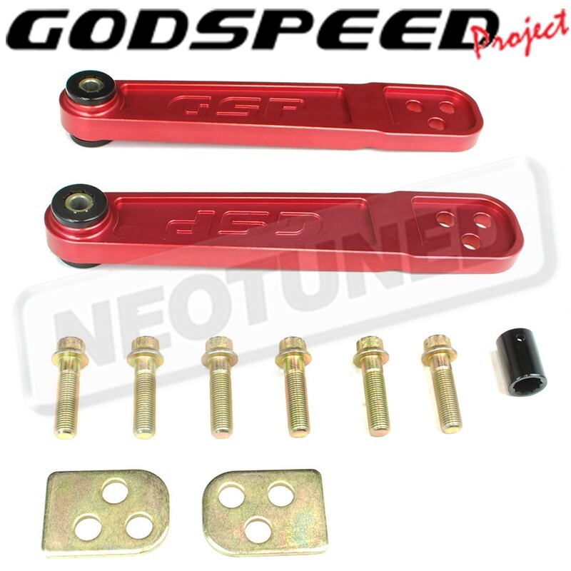 Godspeed Gen2 Red Rear Lower Control Arm Kit LCA For Acura Rsx DC5 2002 ...