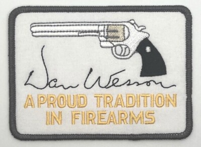 Dan Wesson Smith & Wesson Patch Iron on Firearms Guns Pistol Vintage ...