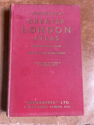 Geographia Greater London Atlas 10th Edition | eBay