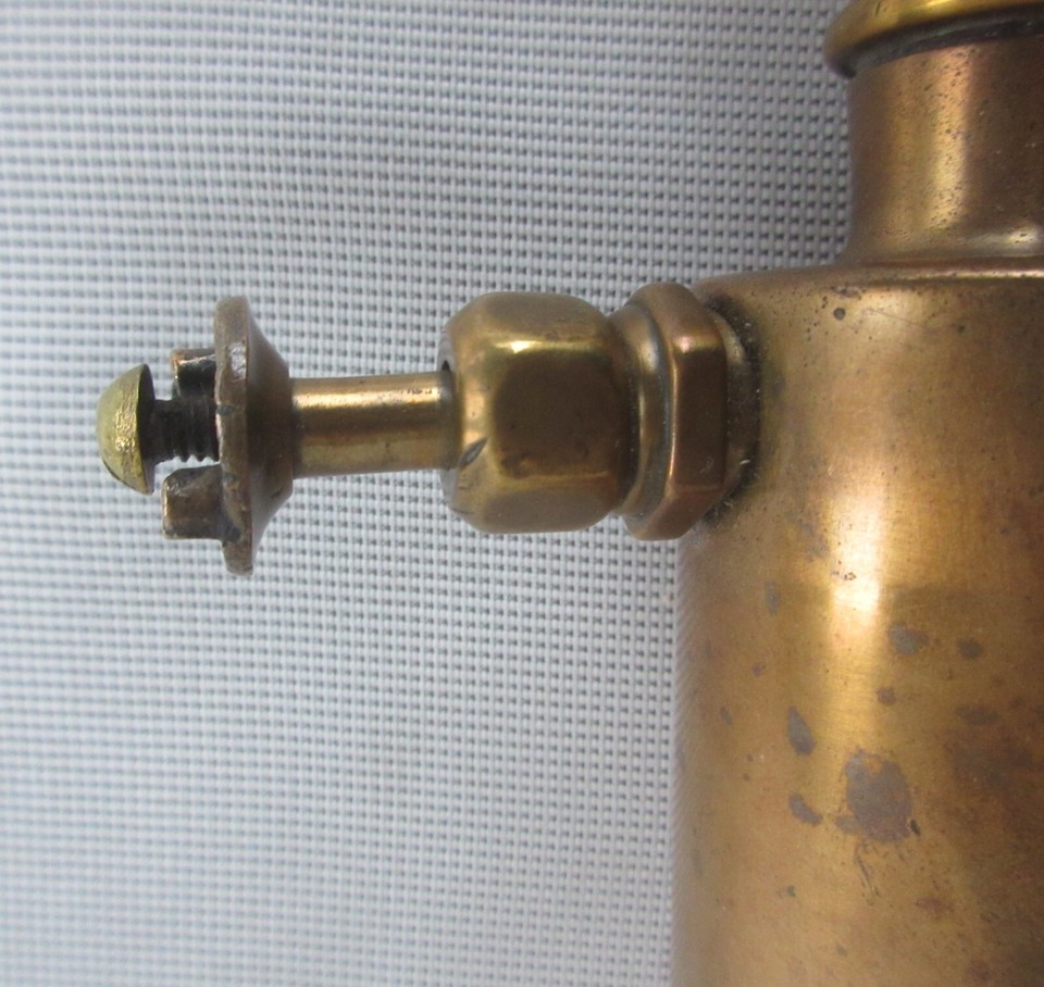 Antique Brass Steam Engine Oiler Hydrostatic Lubricator (Detroit ...