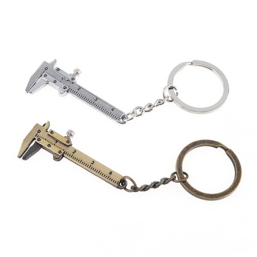 Mini Vernier Caliper Keychain Micrometer Measuring Tool Gauge Ruler 0 ...