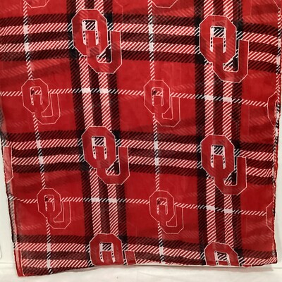OU Oklahoma University Infinity Scarf. 20” X 72” | eBay