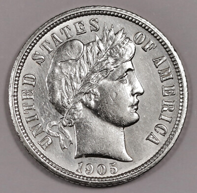 1905-o Barber Dime. Micro "o". Proof-Like BU. 204085 | eBay