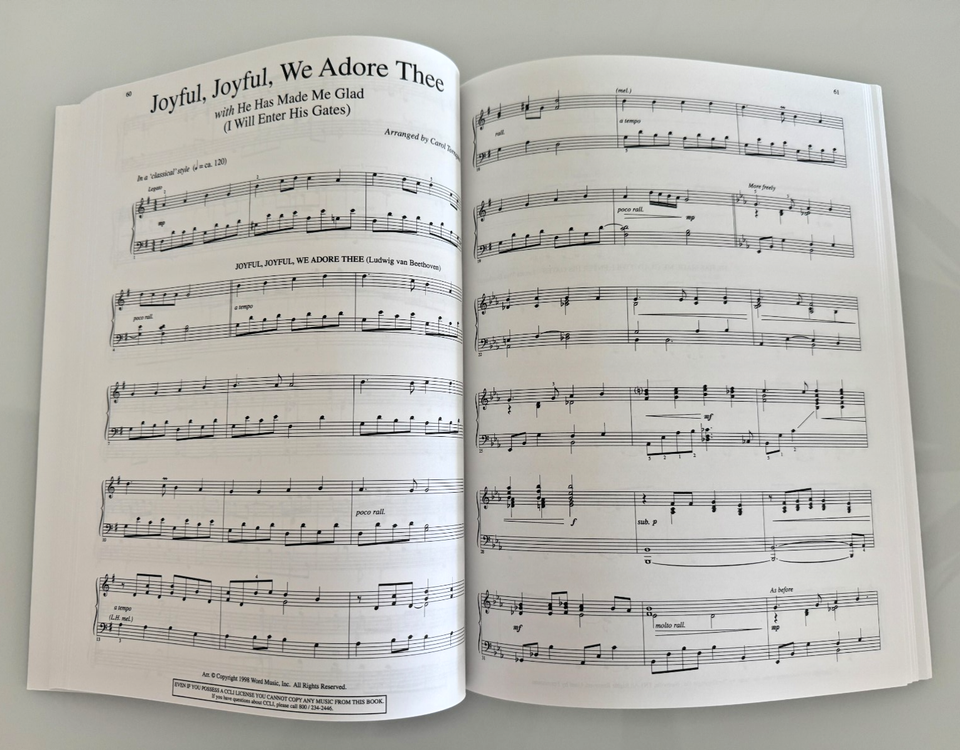 Big Gold Book of Medium Difficult Piano Solos by Word Music 2000 NICE ...
