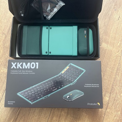 ProtoArc XKM01 Foldable Wireless Bluetooth Keyboard & Mouse Combo ...