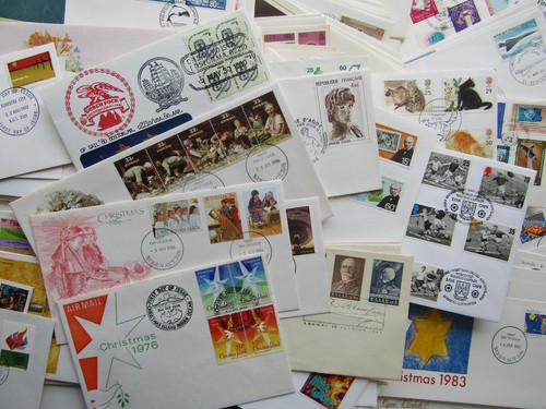 EXTENSIVE COLLECTION OF 500+ GLOBAL 1st DAY COVERS IN BOX - SUPERB ...