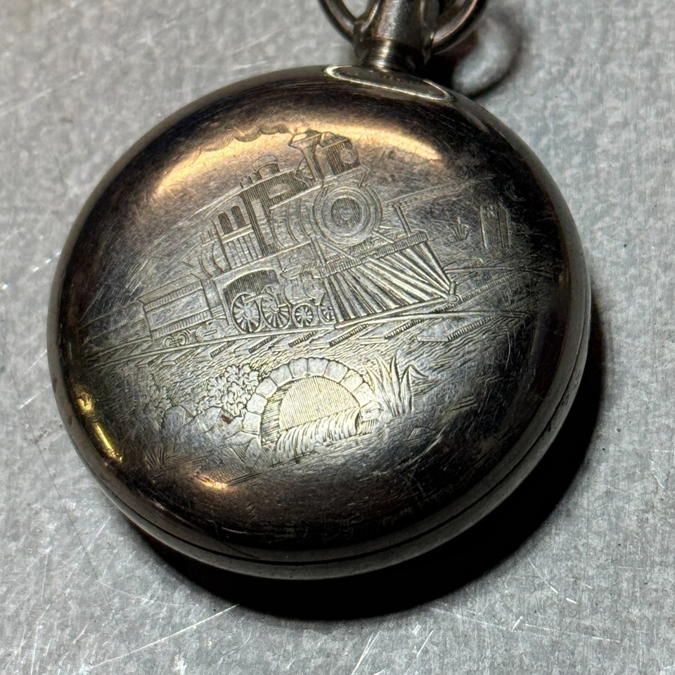 Vintage KNICKERBOCKER pocket watch Railroad - Selling As-Is | eBay