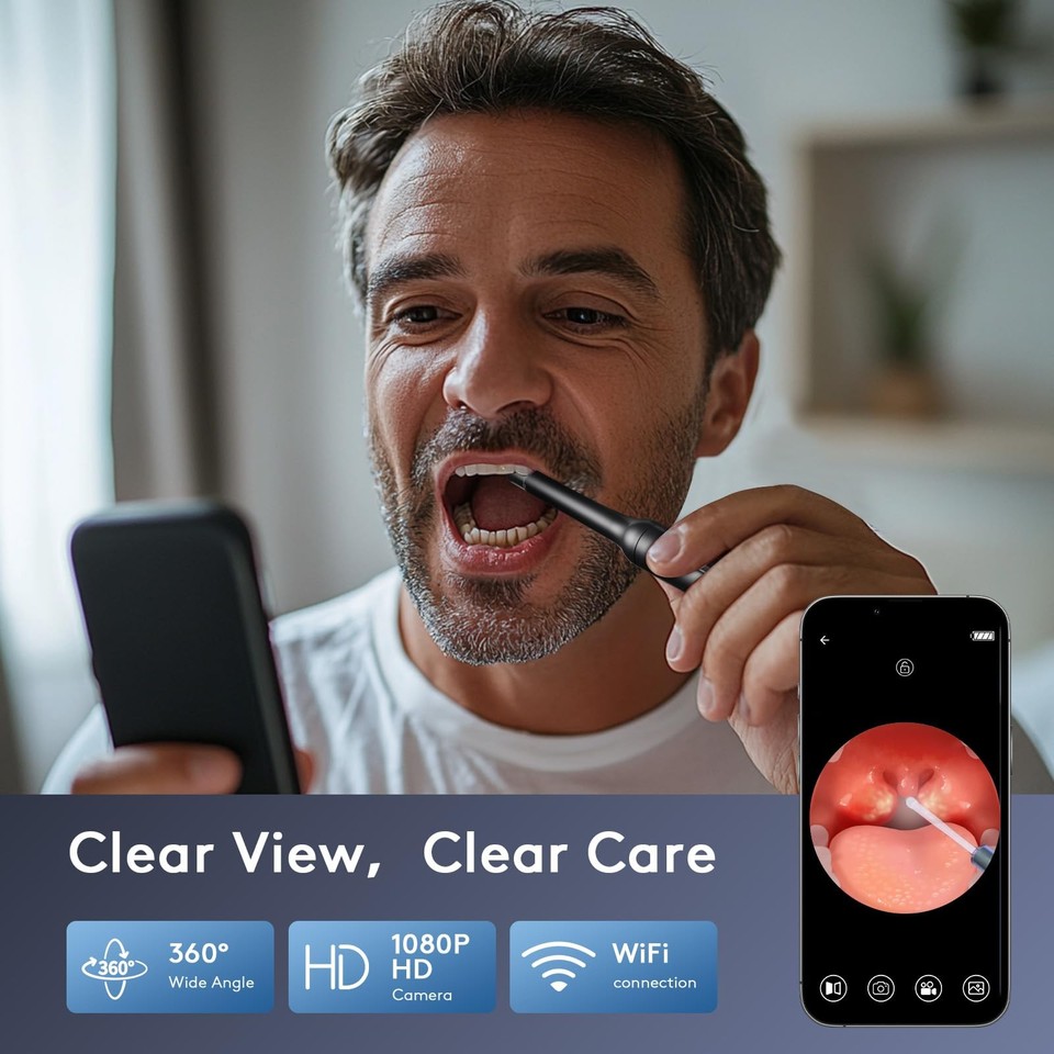 Tonsil Stone Removal Kit with Camera- 2025 Upgraded Remover... | eBay UK