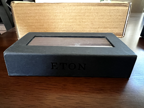 ETON MENS SILK FLORAL BOW TIE SELF TIE NAVY NEW W/TAGS and BOX | eBay