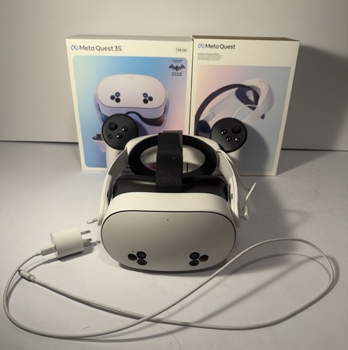 Oculus Meta Quest 3 128GB Bundle with Battery Elite Strap Accessory | eBay