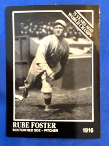 MLB - Rube Foster 1991 Sporting News Conlan Collection - Red Sox | eBay