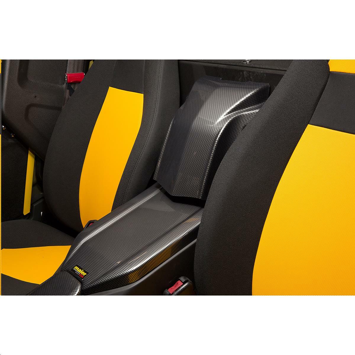 Maier Mfg - 19038-30 - Rear Console/Battery Cover, Black Carbon Fiber ...