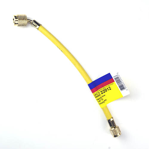 Yellow Jacket 22012 12", Yellow, Plus II 1/4" Hose, Sealright Fitting ...