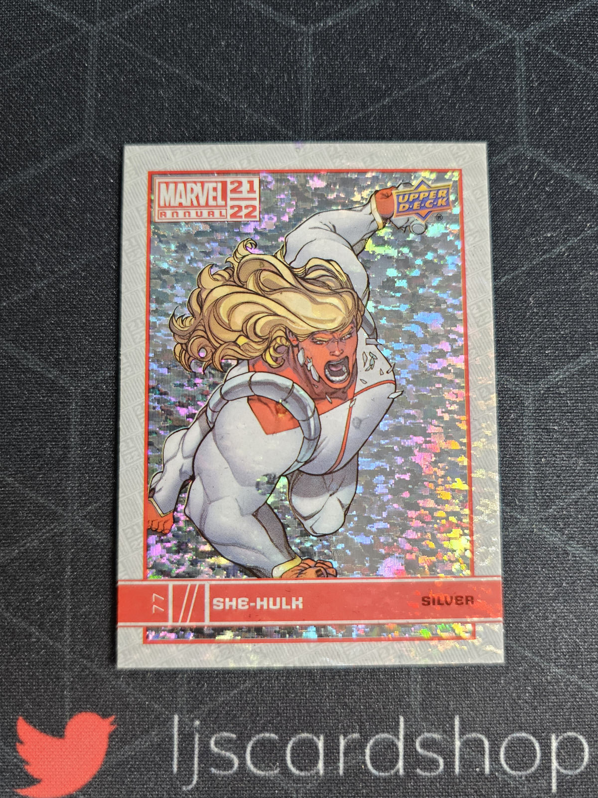 2021-22 Upper Deck Marvel Annual She-Hulk #77 Silver Sparkle SPM | eBay