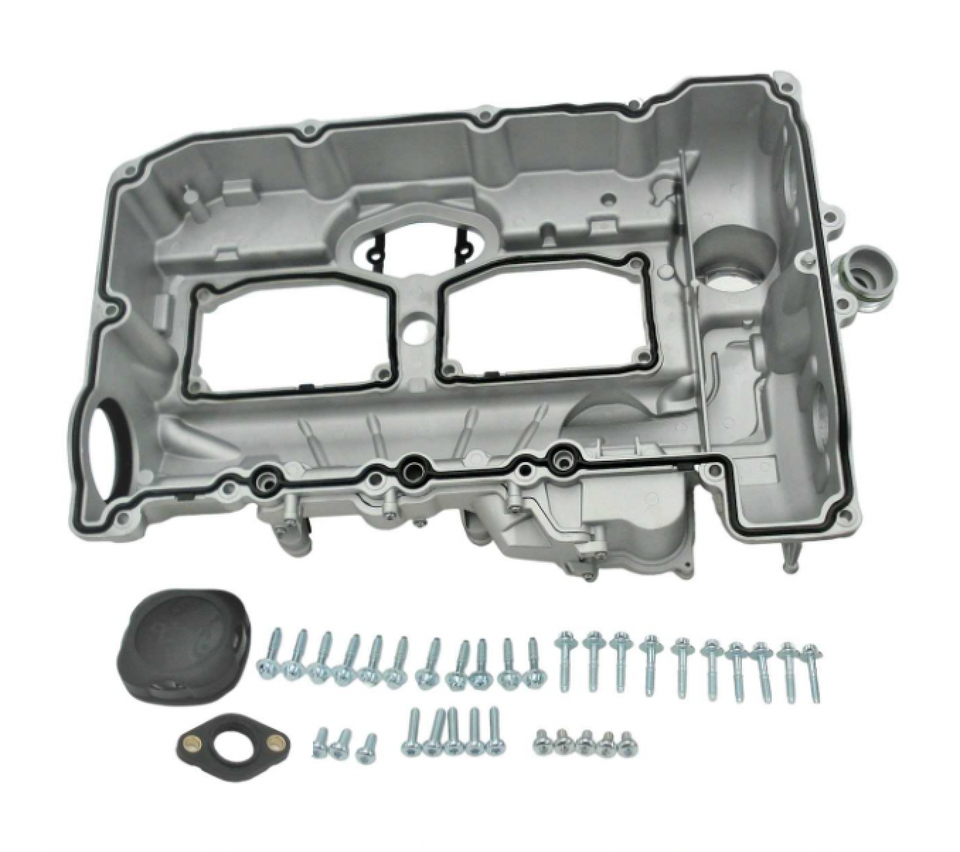 ALUMINUM Valve Cover Assembly + Cap + Seals for BMW N20 Engines 320i ...