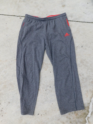 ADIDAS Grey w/Red Waist Band Lounge Jogger Pants Mens Size XL Atheltic ...