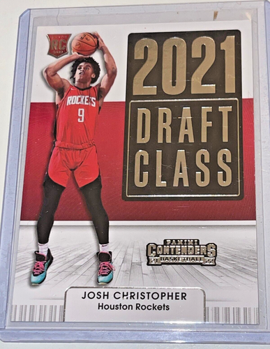 RARE JOSH CHRISTOPHER DRAFT CLASS ROOKIE CARD 2021-22 PANINI CONTENDERS ...