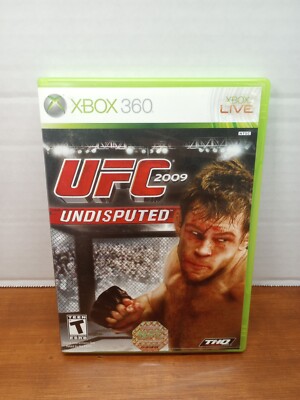 UFC 2009 Undisputed (Microsoft Xbox 360, 2009) Fighting Complete Tested ...