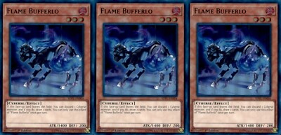 Flame Bufferlo SDPL-EN004 X 3 SUPER HOLO** Rare 1st Edition Near Mint ...