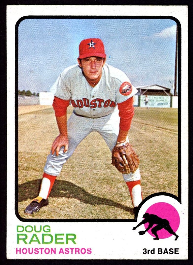 1973 Topps #76 Doug Rader - Houston Astros - EX - ID098 | eBay