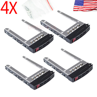 New Lots of 4 SuperMicro 2.5" Drive Tray / Caddy 01-SB16105-XX00C102 w ...