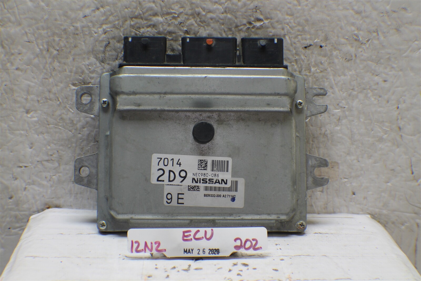 2013-2016 Nissan Versa Engine Control Unit ECU BEM332300A2 Module 202 ...