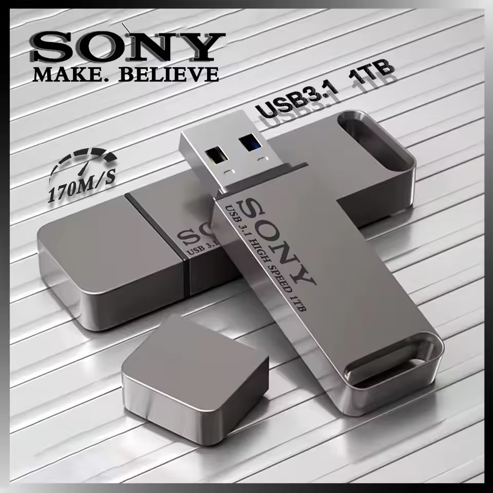 SONY High Speed PenDrive 2TB USB Flash Drive 1TB Metal Pendrive 512GB 256GB Port | eBay