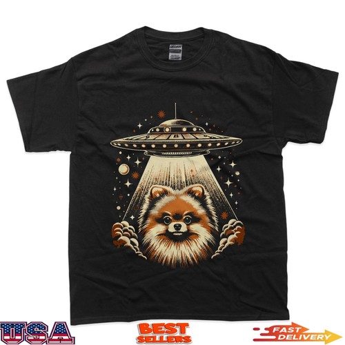 UFO Alien Spaceship Pomeranian Pomeranians Pom Dog T-Shirt | eBay