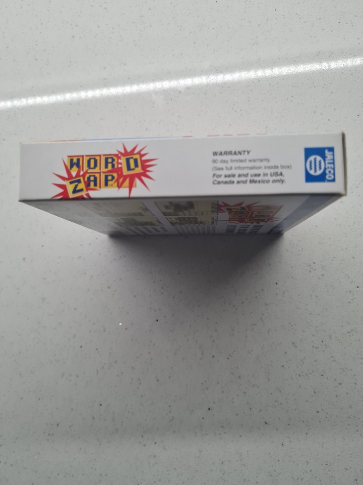 Nintendo Gameboy Word Zap Boxed Complete Mint Collectors Condition ...