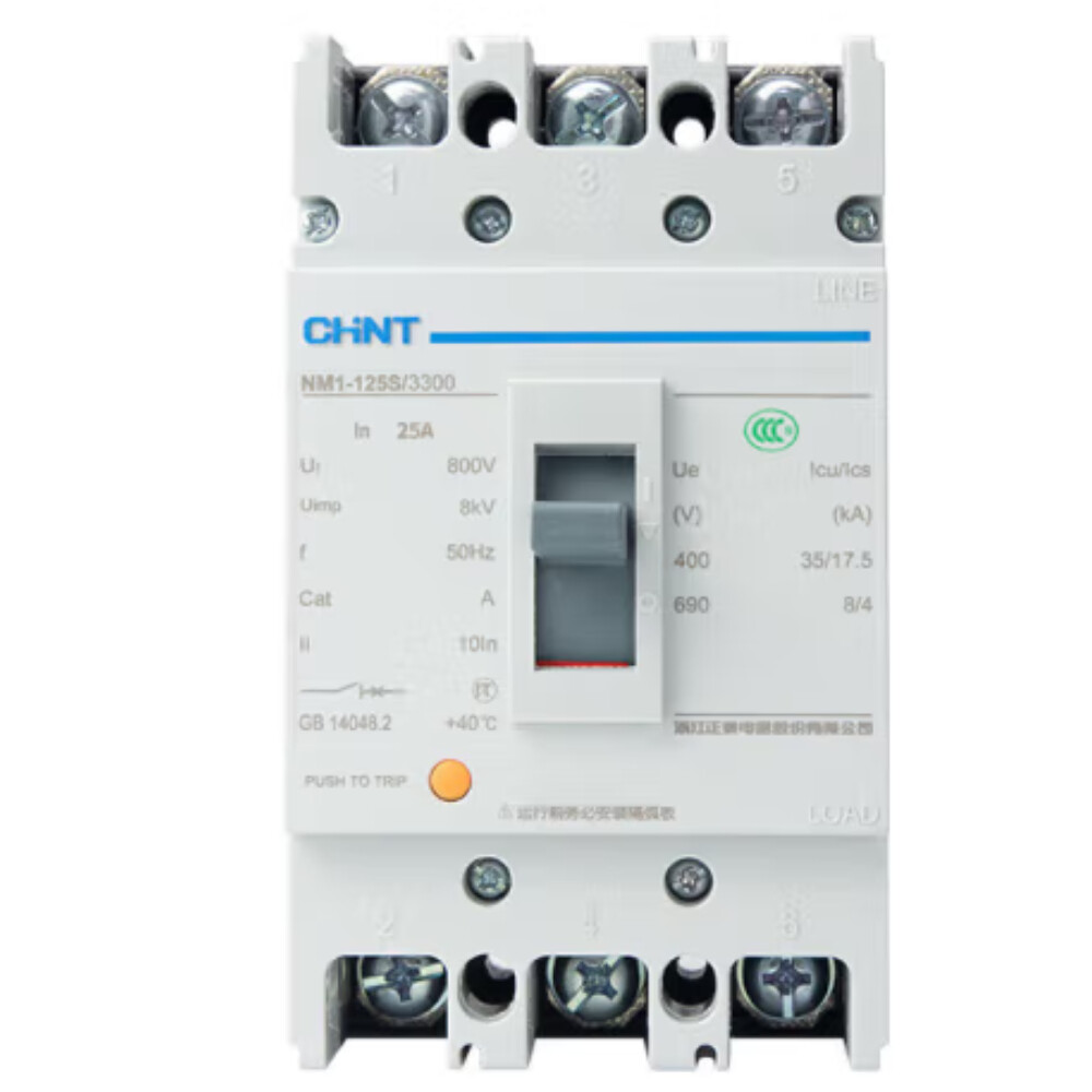 CHNT Moulded Case Circuit Breaker MCCB NM1-125S/3300-25A 3P | eBay