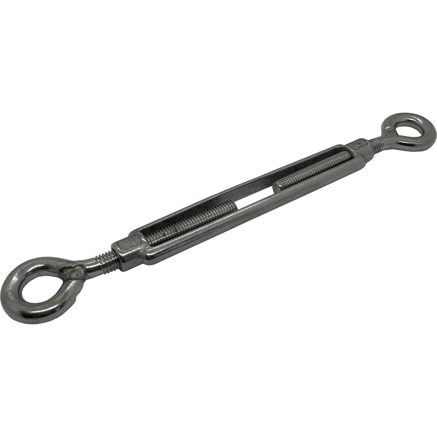 5x Rope tensioner Eyelet-Eyelet Stainless steel V2A 304 M10 Turnbuckle ...