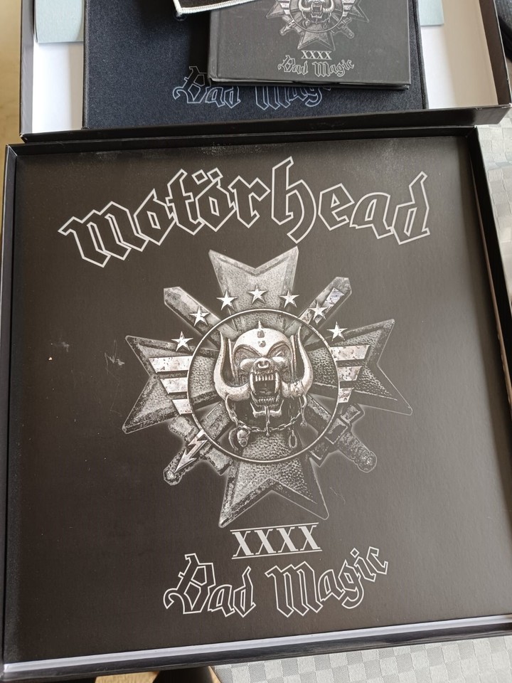 MOTORHEAD XXXX Bad Magic Vinyl LP/CD Box Set with Patches & Poster 2010 | eBay