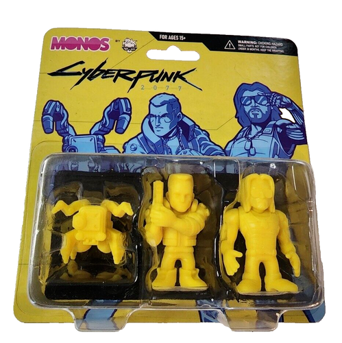 Cyberpunk 2077 Mini Action Figure JINX Monos Mini 3pk Johnny Silverhand ...