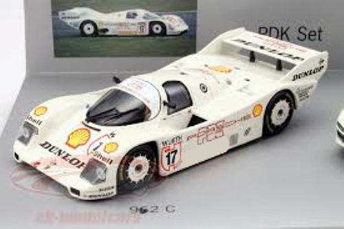#17 SHELL Porsche 956 - 962 1988 Group C 1/24th Scale Waterslide Slot ...