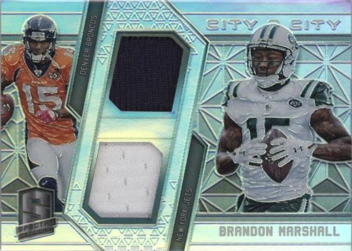 2016 Panini Spectra - City 2 City Brandon Marshall #17 /99 (MEM) for ...