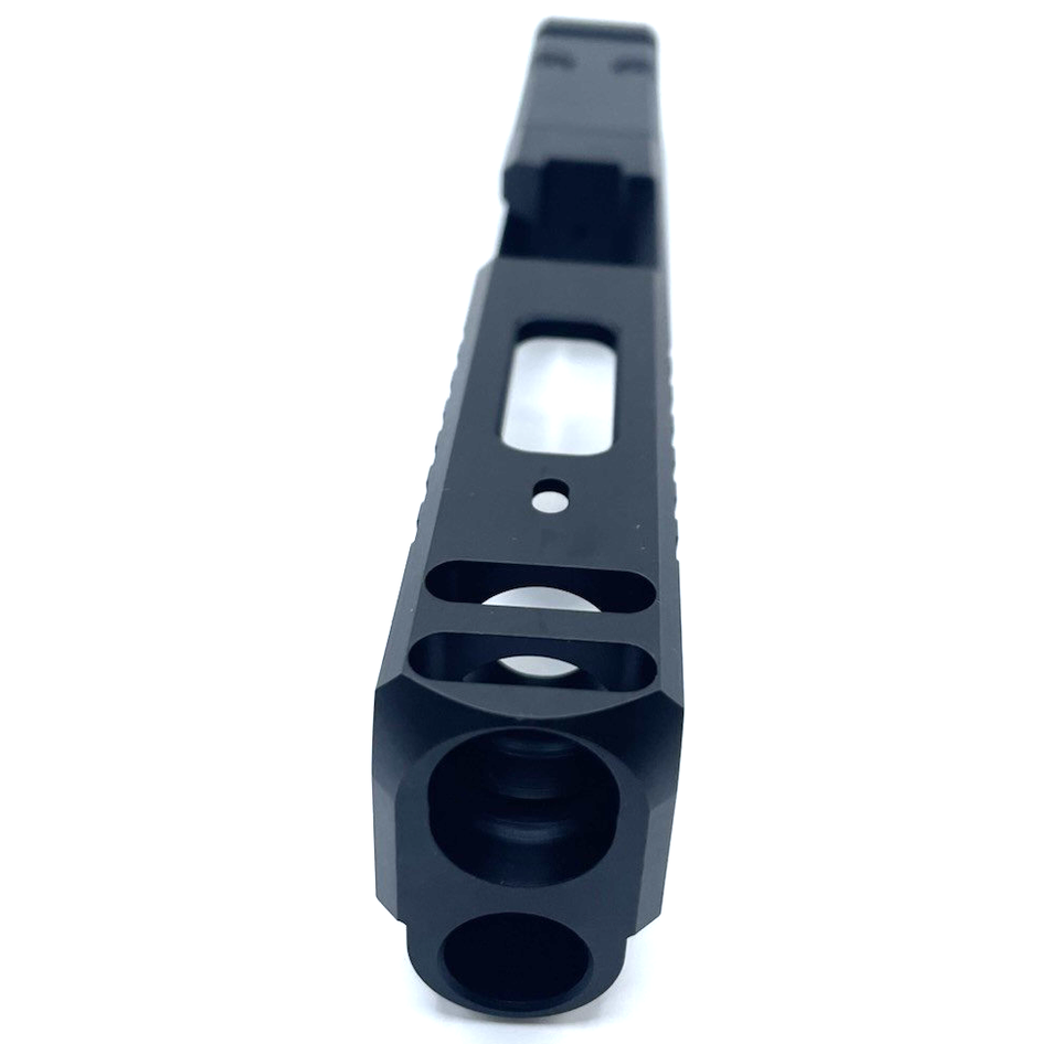 High Table Armory DOUBLE PORTED BLACK SLIDE for Glock 43 43X USE YOUR ...