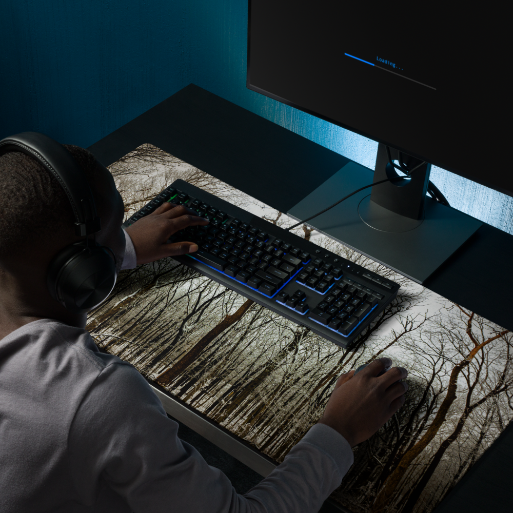 Gaming Mouse Pad Large Keyboard Mousepad, Extended Desk Pad XL Desk Mat ...