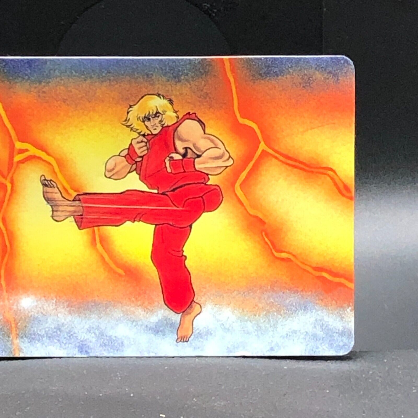 KEN Street Fighter 2 Card TCG CAPCOM Japanese 1991 1992 #86 Very Rare b ...