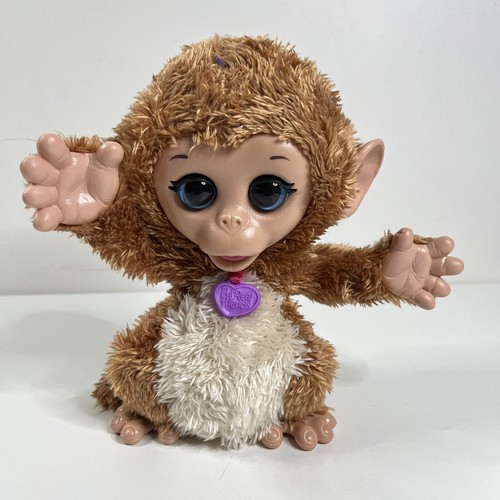 FurReal Friends Cuddles My Giggly Monkey 2013 Hasbro Interactive Pet ...