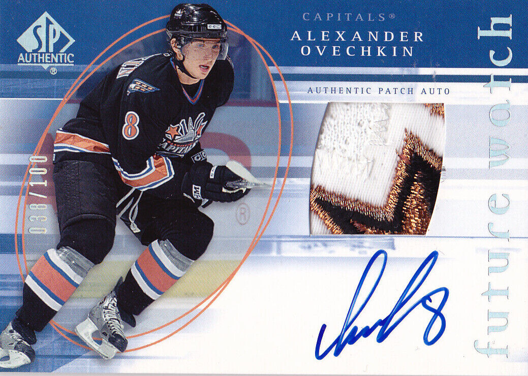 2005-06 SP Authentic - Future Watch Limited #190 Alex Ovechkin /100 (AU ...