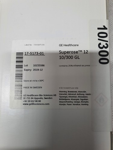 ITEM NO: COLUMNS 17-5173-01 Superose® 12 10/300 GL | eBay