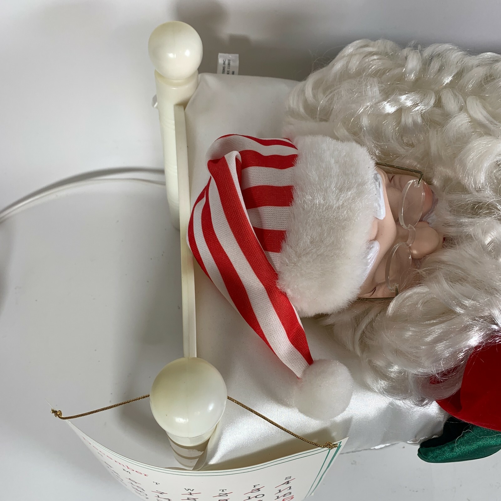 Animated Snoring Sleeping Santa Claus Christmas Vintage | eBay