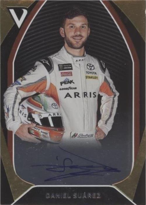 2018 Panini Victory Lane - Signatures Daniel Suarez #S-DS Gold /99 (AU ...