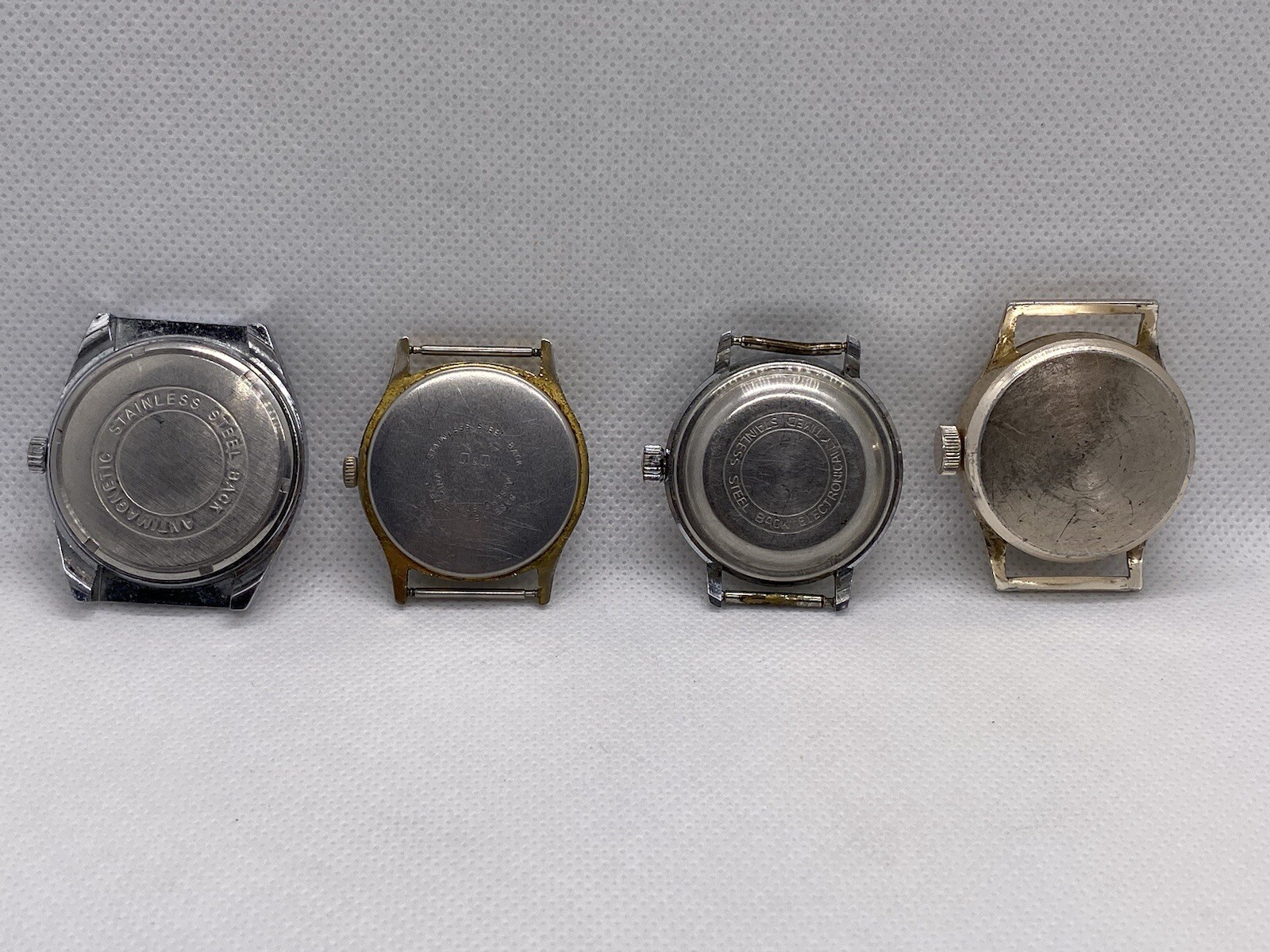 4 Vintage Watches, All Wind Up Watches, None Runners, Spares Or Repairs ...