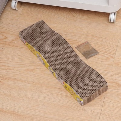 Cat Scratch Mat Scratching Pad Pads for Indoor Cats Cardboard Scratcher ...