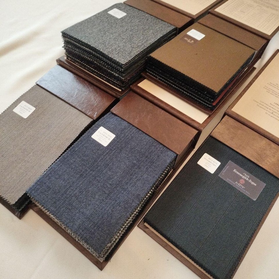Vitale Barberis Canonico VBC Fabric Sample Book Set 5 pcs Britannic ...