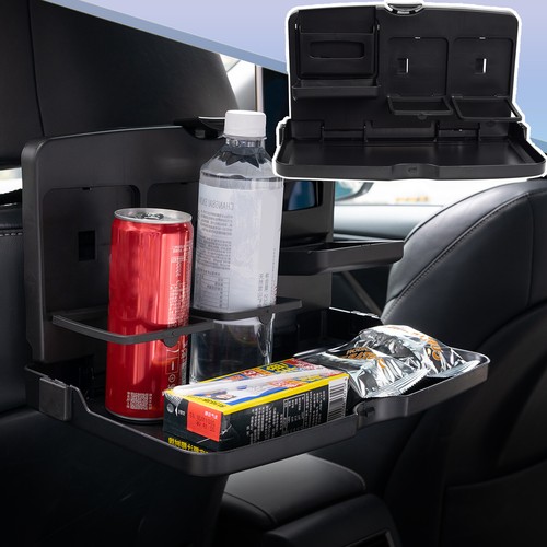 Car Seat Back Table Stand Drink Tray Food Dining Phone Folding Cup ...