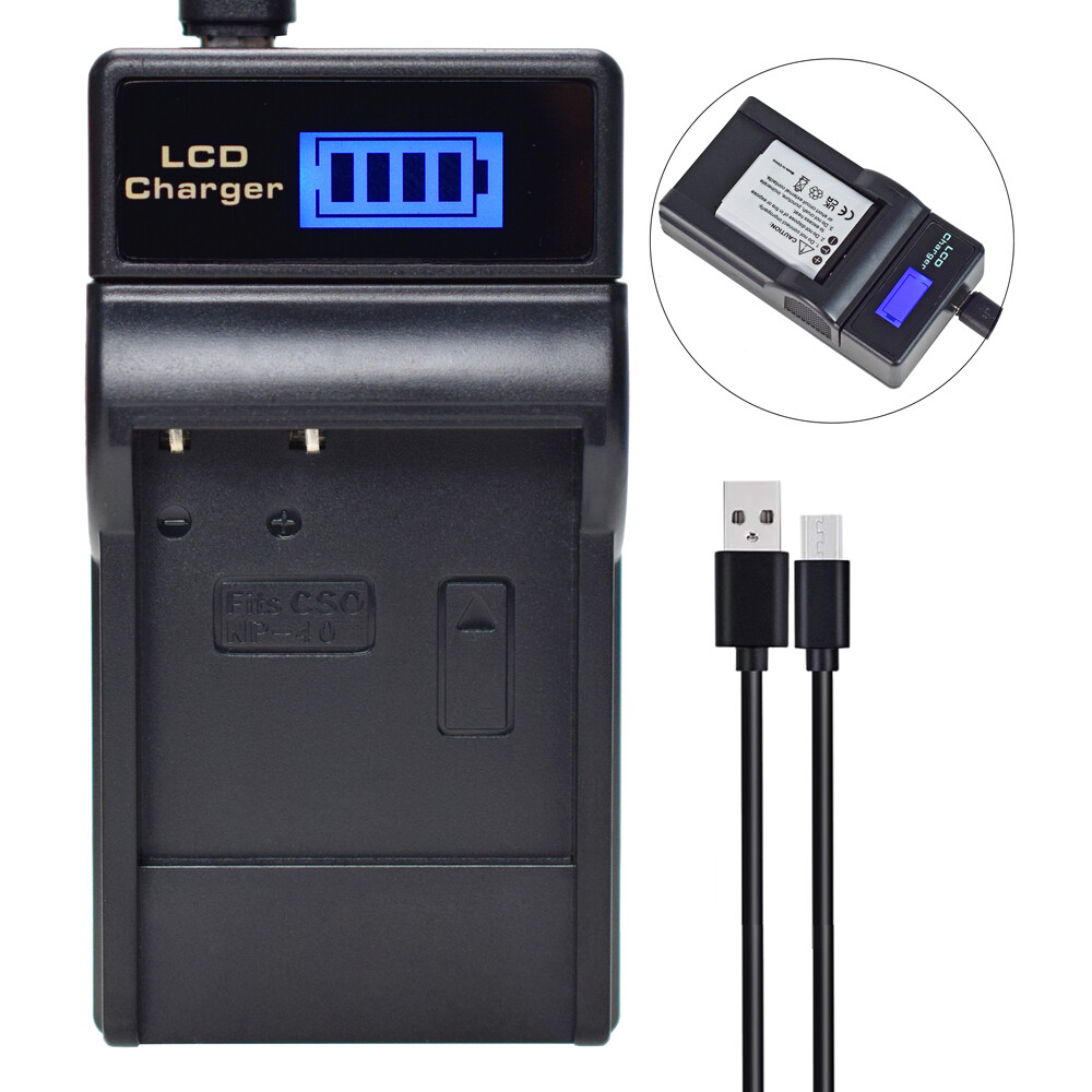 Charger for CASIO Exilim Digital Camera EX-Z1200 NP-40 EXZ1050 EXZ1080 ...