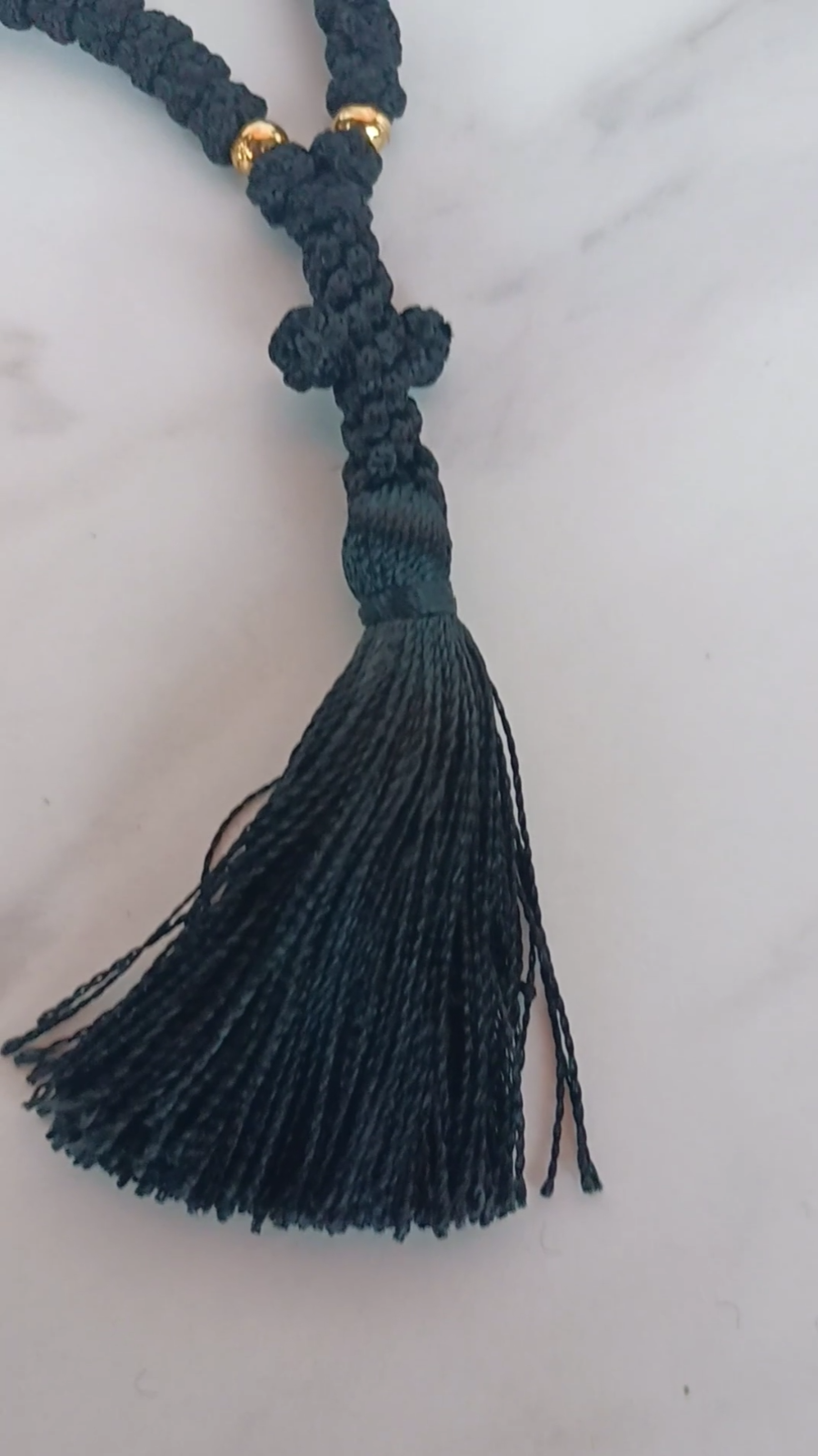 50 Black Blue Chotki Prayer Rope Orthodox Eastern Rosary Jesus Prayer ...